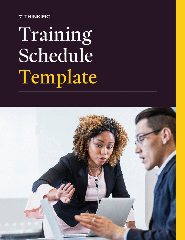 Training Schedule + Template: A Guide To Streamline Training Plans ...